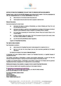221010 - Notice of Rights of Members _BKY - Berkeley Energia Limited